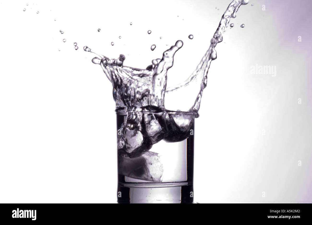 water splashing from glass Stock Photo - Alamy