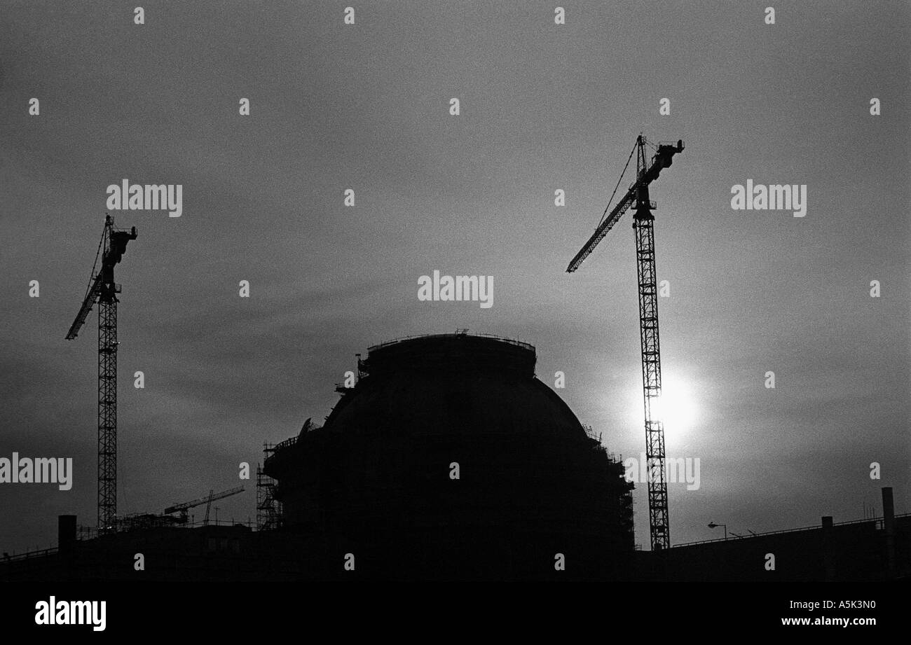 Sizewell B nuclear power station under construction, Suffolk, UK Stock ...