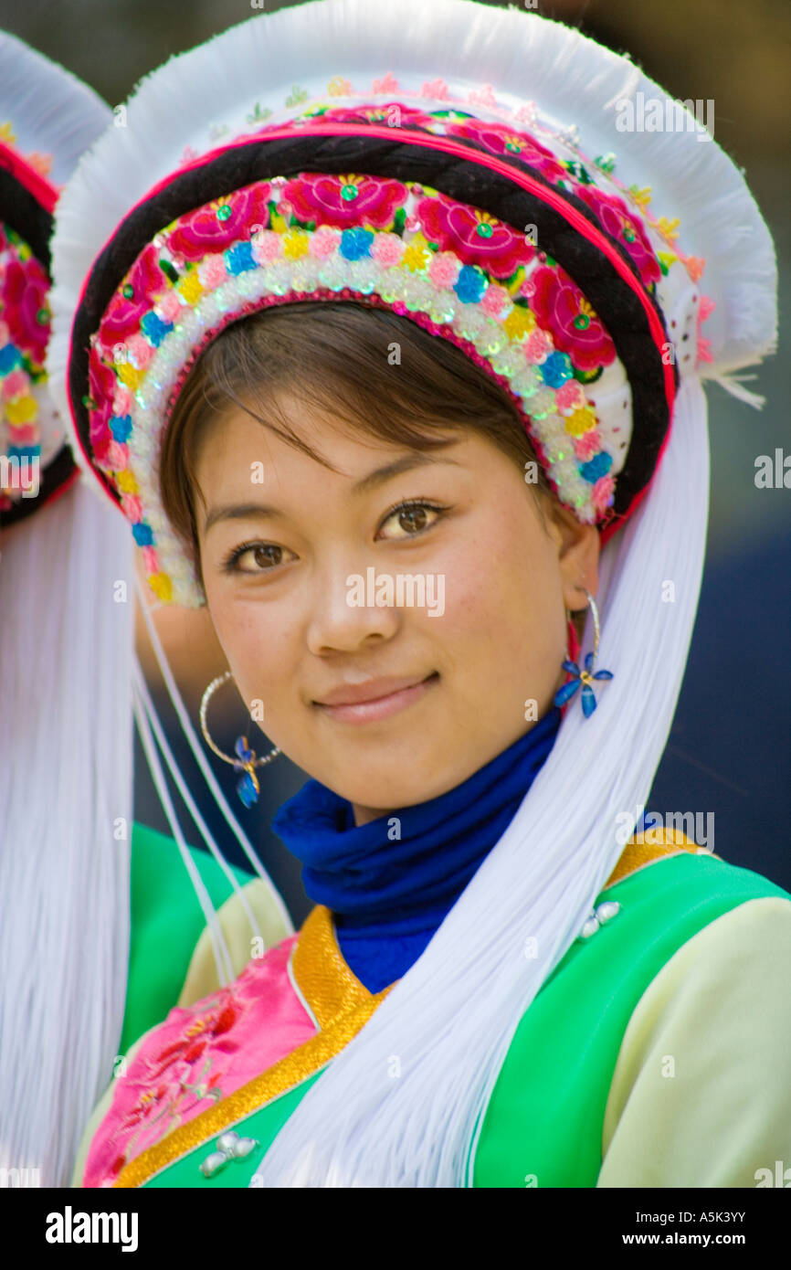 Young woman in local costume JMH2293 Stock Photo - Alamy
