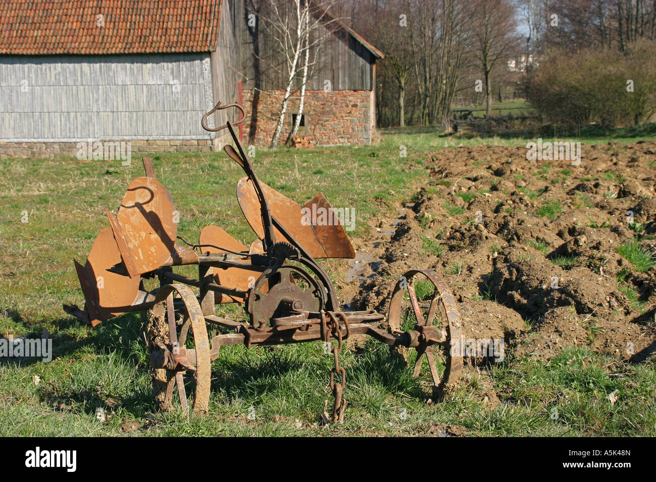Old Plow High Resolution Stock Photography and Images - Alamy