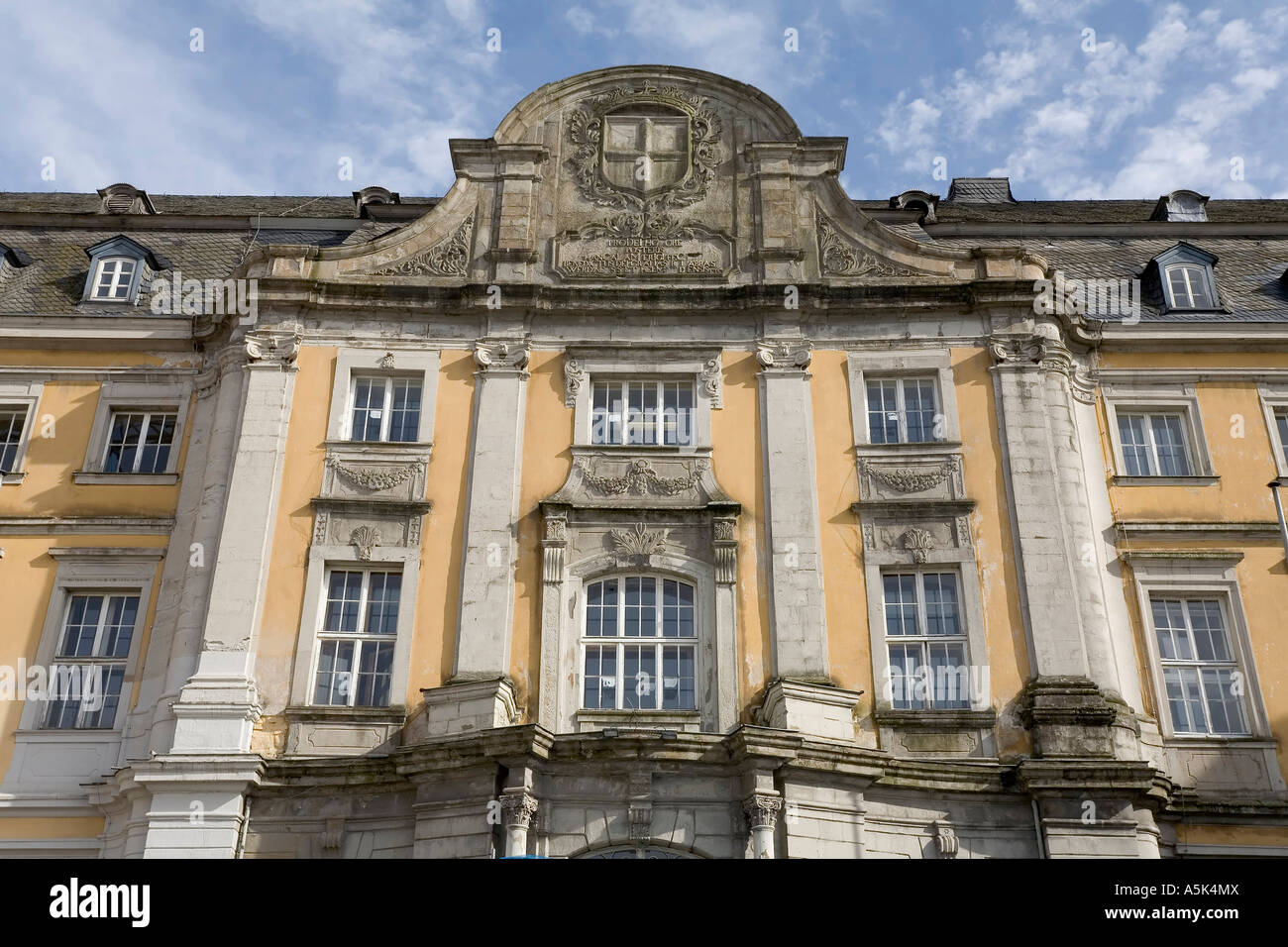 Central part of the baroque abbey building Werden, seat of the Folkwang ...