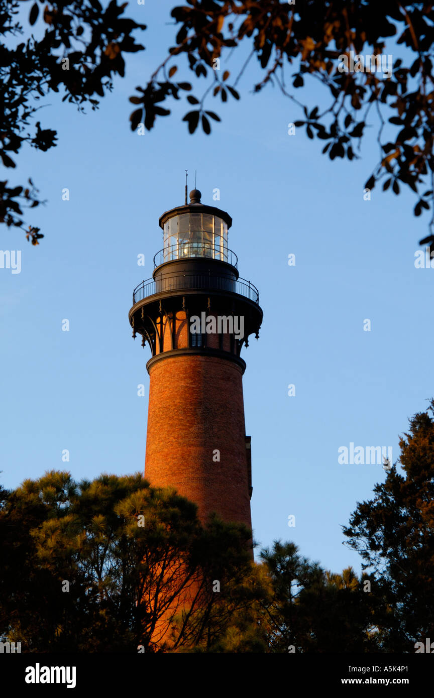 Currituck Beach lighthouse at Corolla North Carolina USA Stock Photo ...