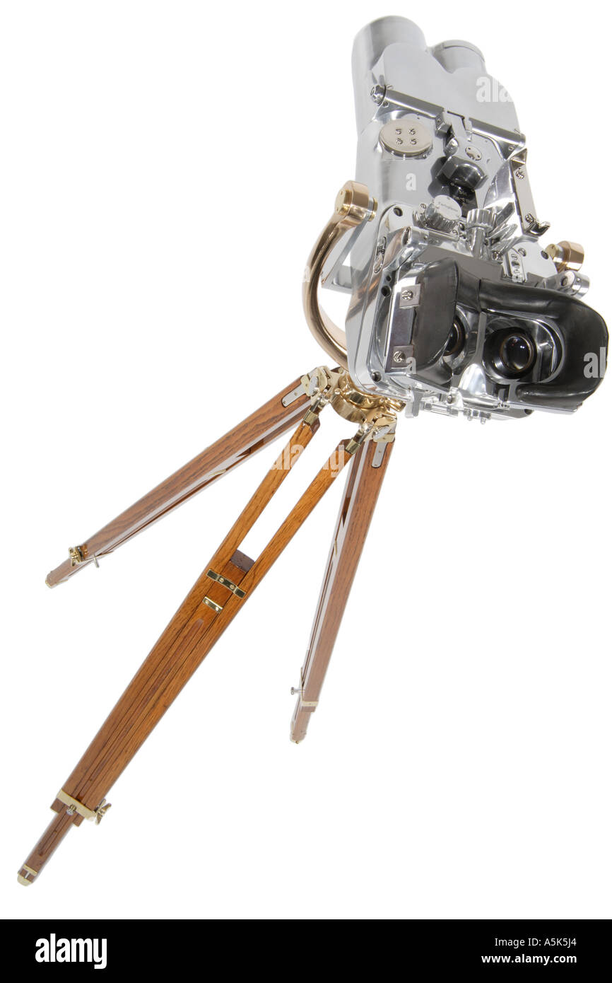 Stand mounted binocular instrument Stock Photo - Alamy