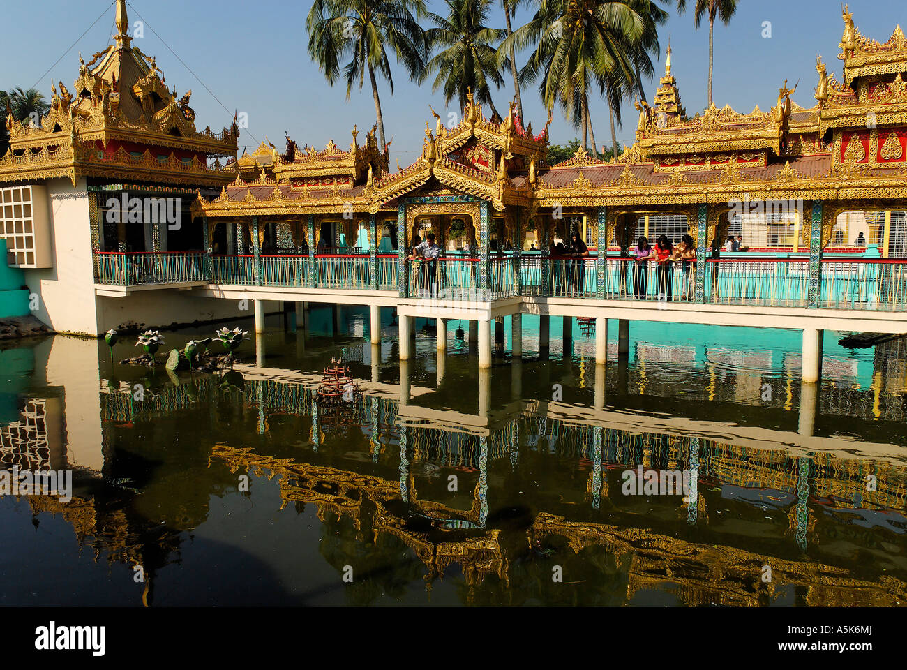 Botataung Pagoda, Yangon, Myanmar Stock Photo - Alamy