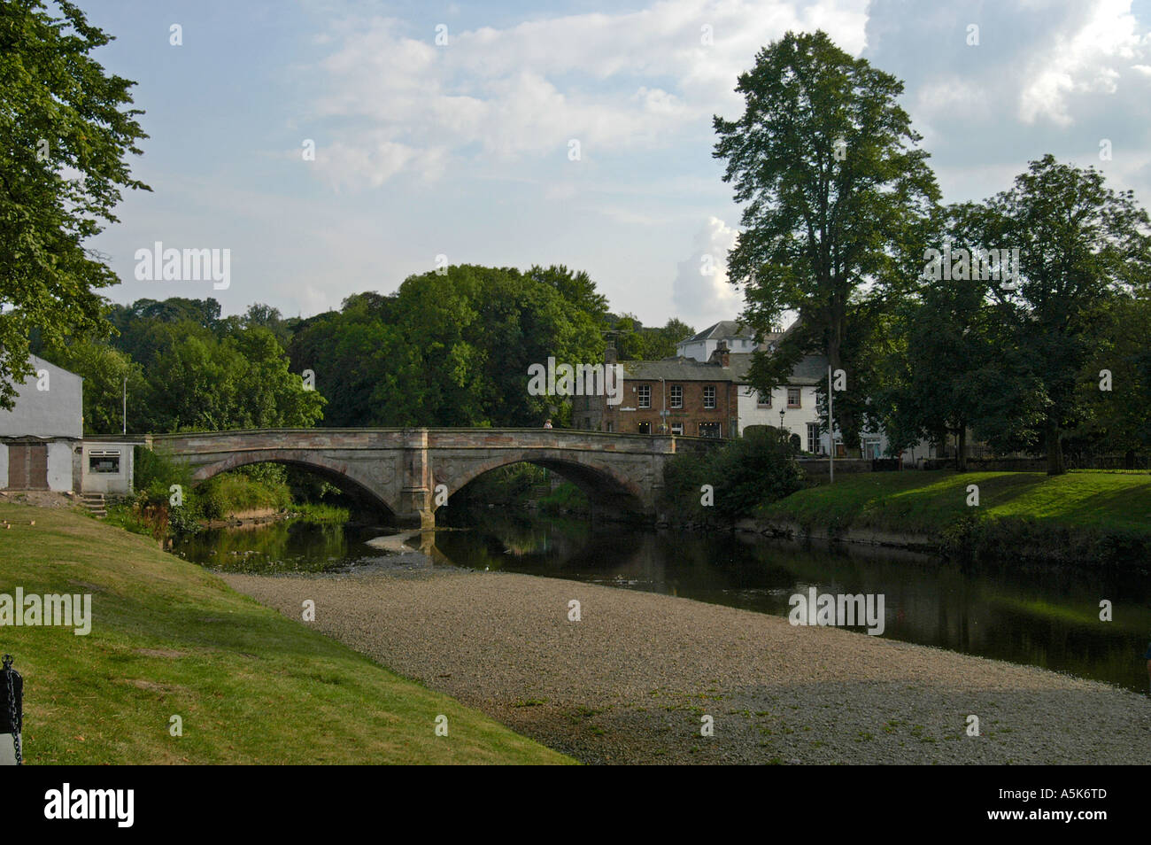 Appleby in West Morland on the river Eden Cumbria Stock Photo - Alamy