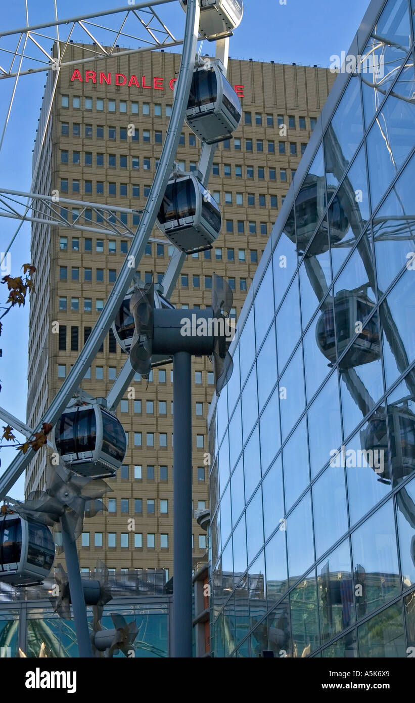 Manchester Arndale Centre and wheel Stock Photo - Alamy