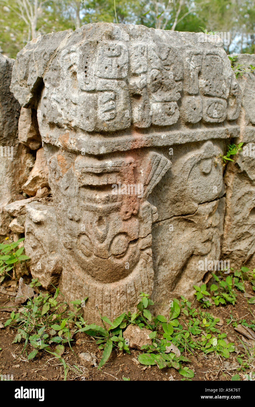 Grupo del Cemeterio, cemetery group, Uxmal, Yucatan, Mexico Stock Photo ...