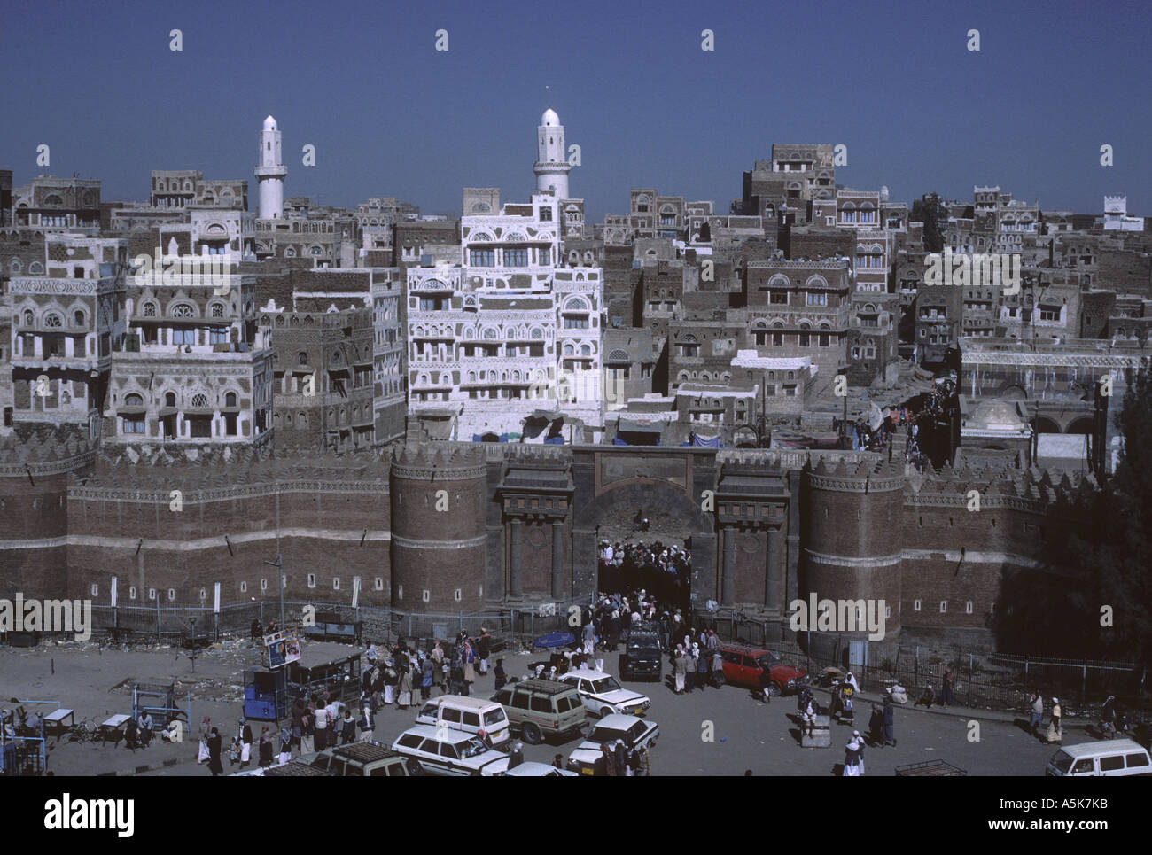 The outside of Bab Al Yemen the southern gate through the old city ...
