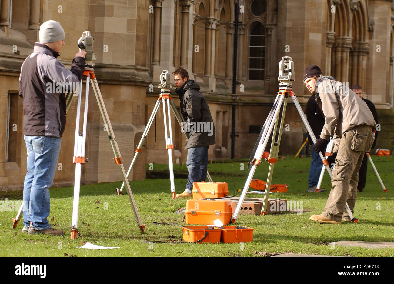 Survey tripods hi-res stock photography and images - Alamy