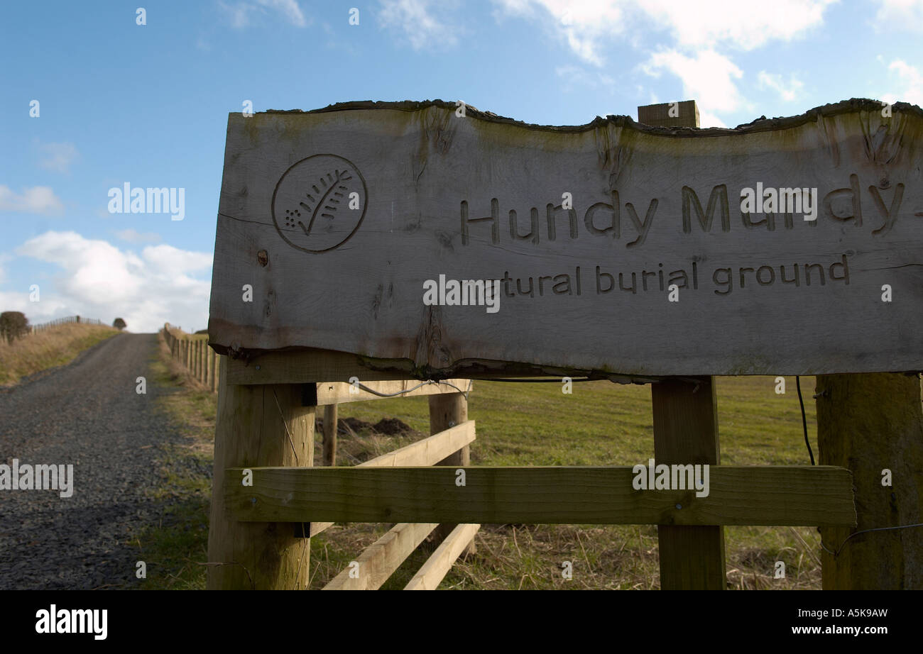 Hundy Mundy natural burial ground Stock Photo - Alamy