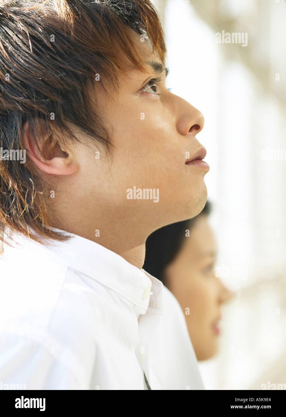 Serious japanese couple hi-res stock photography and images - Alamy