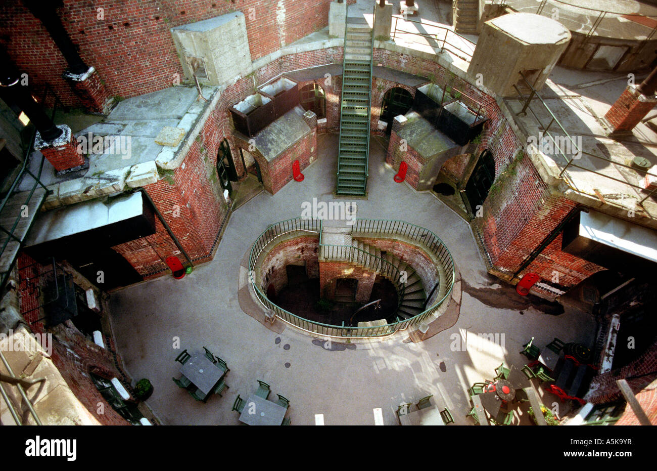 Spit Bank Fort in the Solent the smallest in a chain of 19th C ...