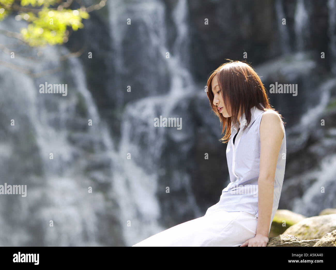 Sad waterfall hi-res stock photography and images - Alamy