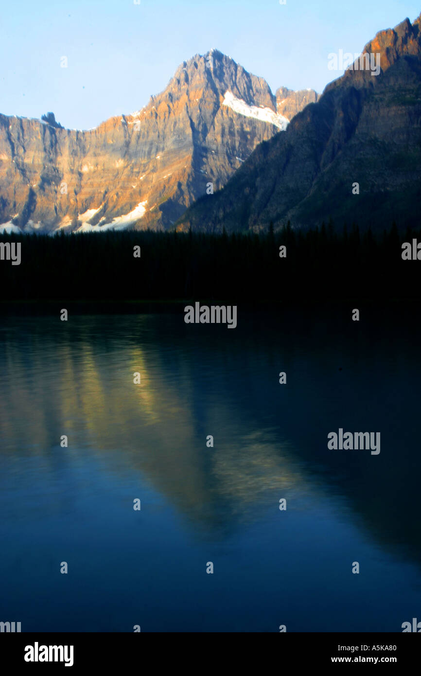 Vertical Sunrise in the mountains Stock Photo - Alamy