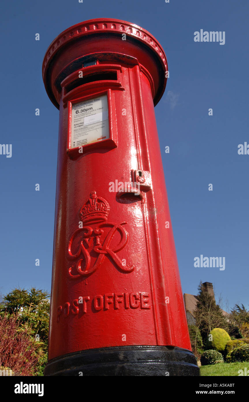 A King George VI post Office postbox in Shirley Drive in Brighton and ...