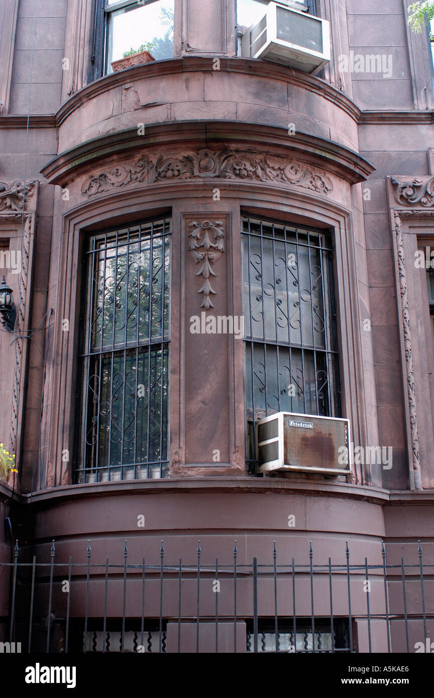 Upper West Side building detail Stock Photo - Alamy