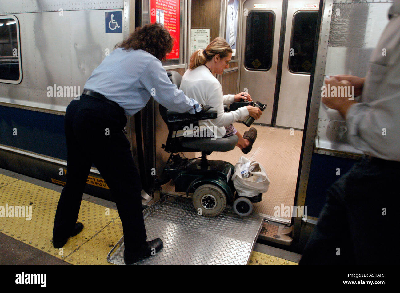Wheelchair train ramp hi-res stock photography and images - Alamy
