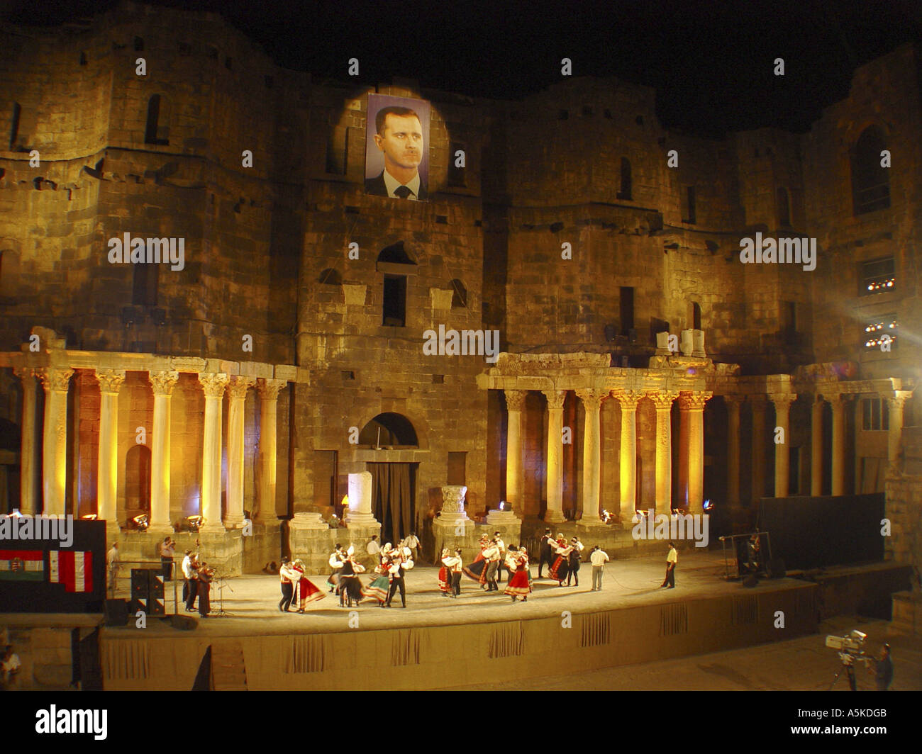 Performance roman theatre bosra hi-res stock photography and images - Alamy