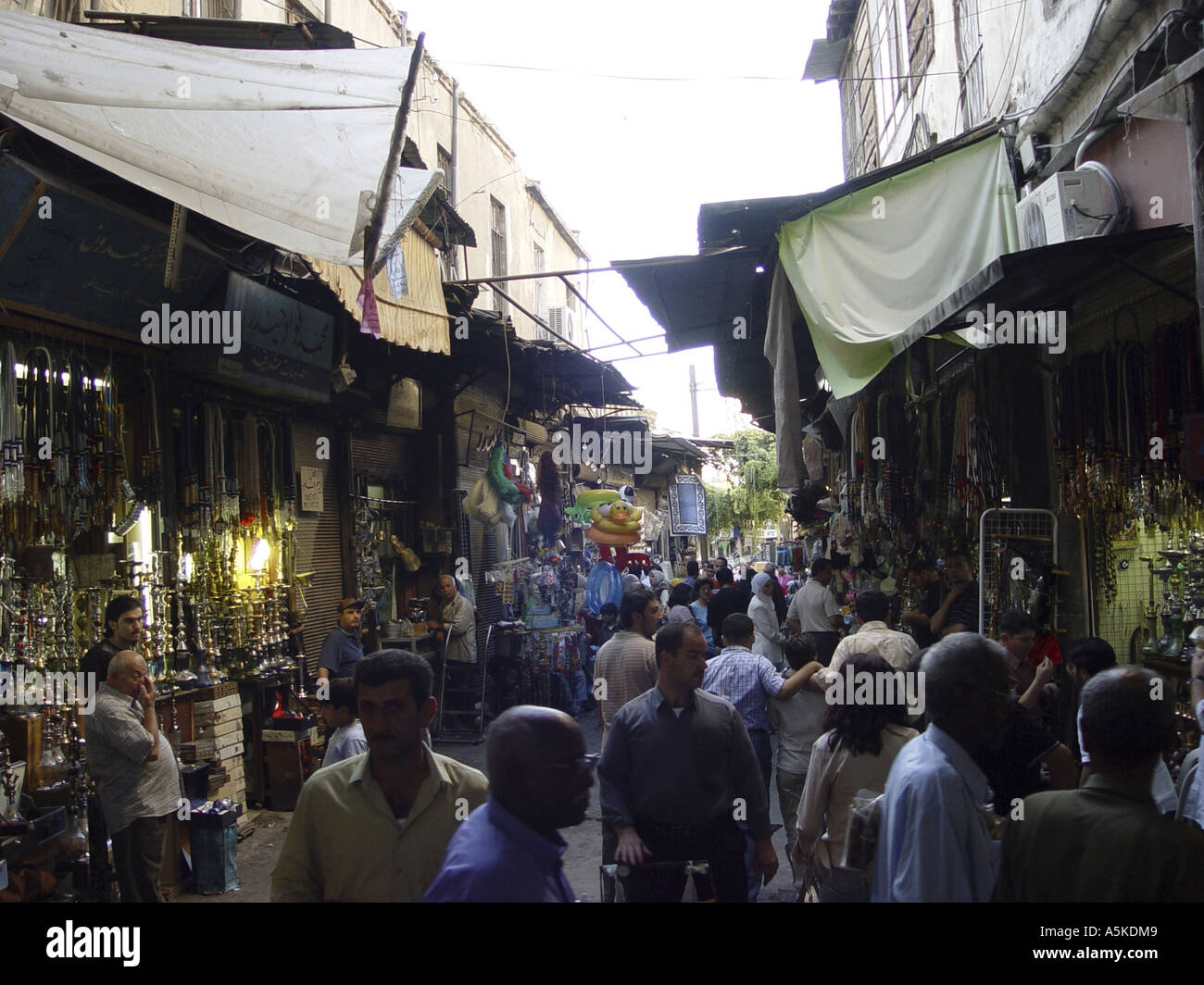 Market in damascus Stock Photo - Alamy