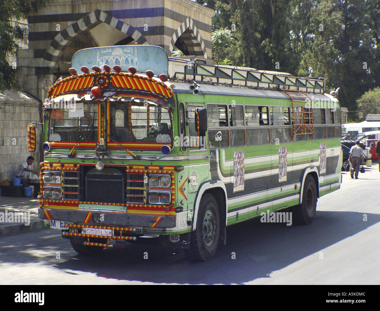 Bus in damascus Stock Photo - Alamy