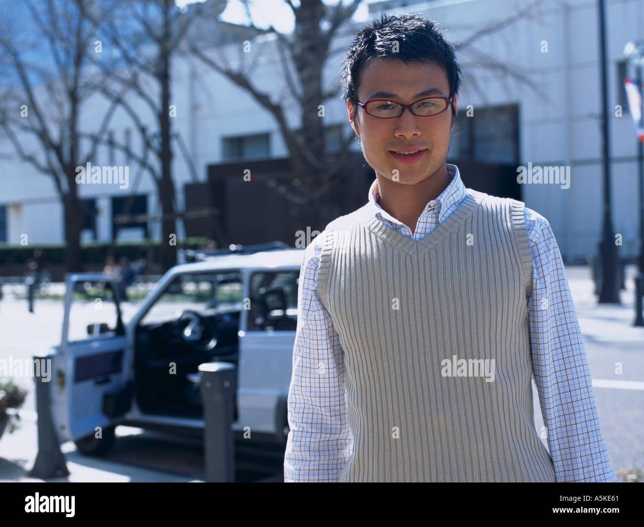 Front profile of a Asian Man Stock Photo - Alamy
