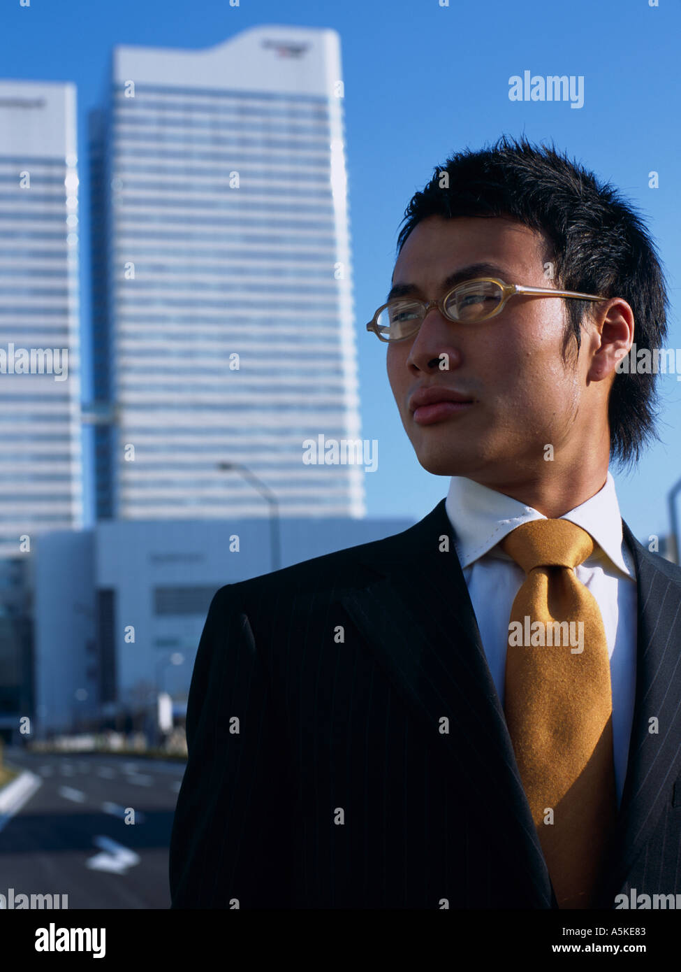 Side profile of a Asian Man Stock Photo - Alamy