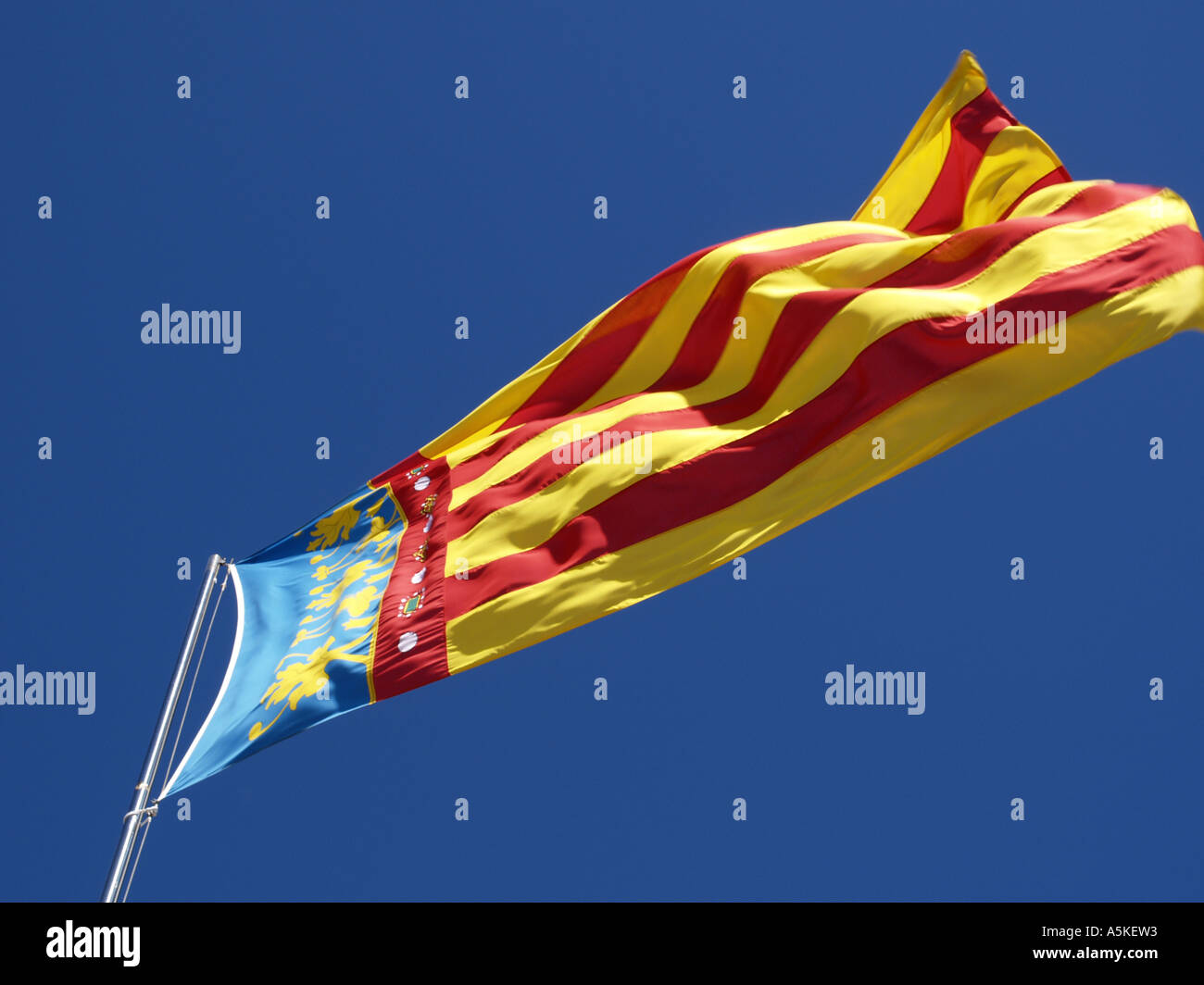 Valencia region flag hi-res stock photography and images - Alamy