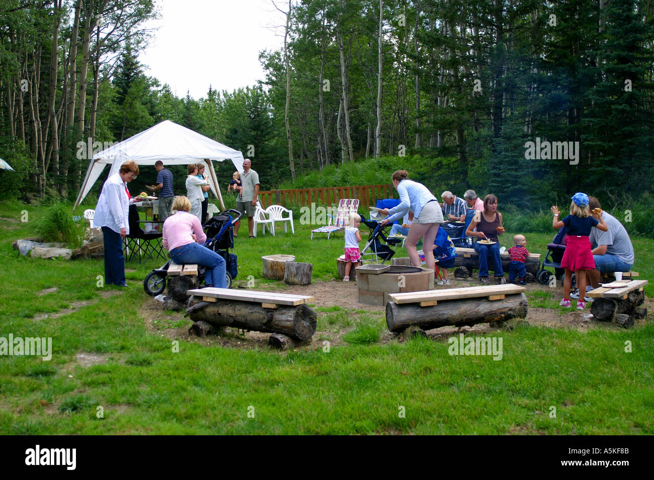 Horizontal Caucasian Family Fun Stock Photo - Alamy