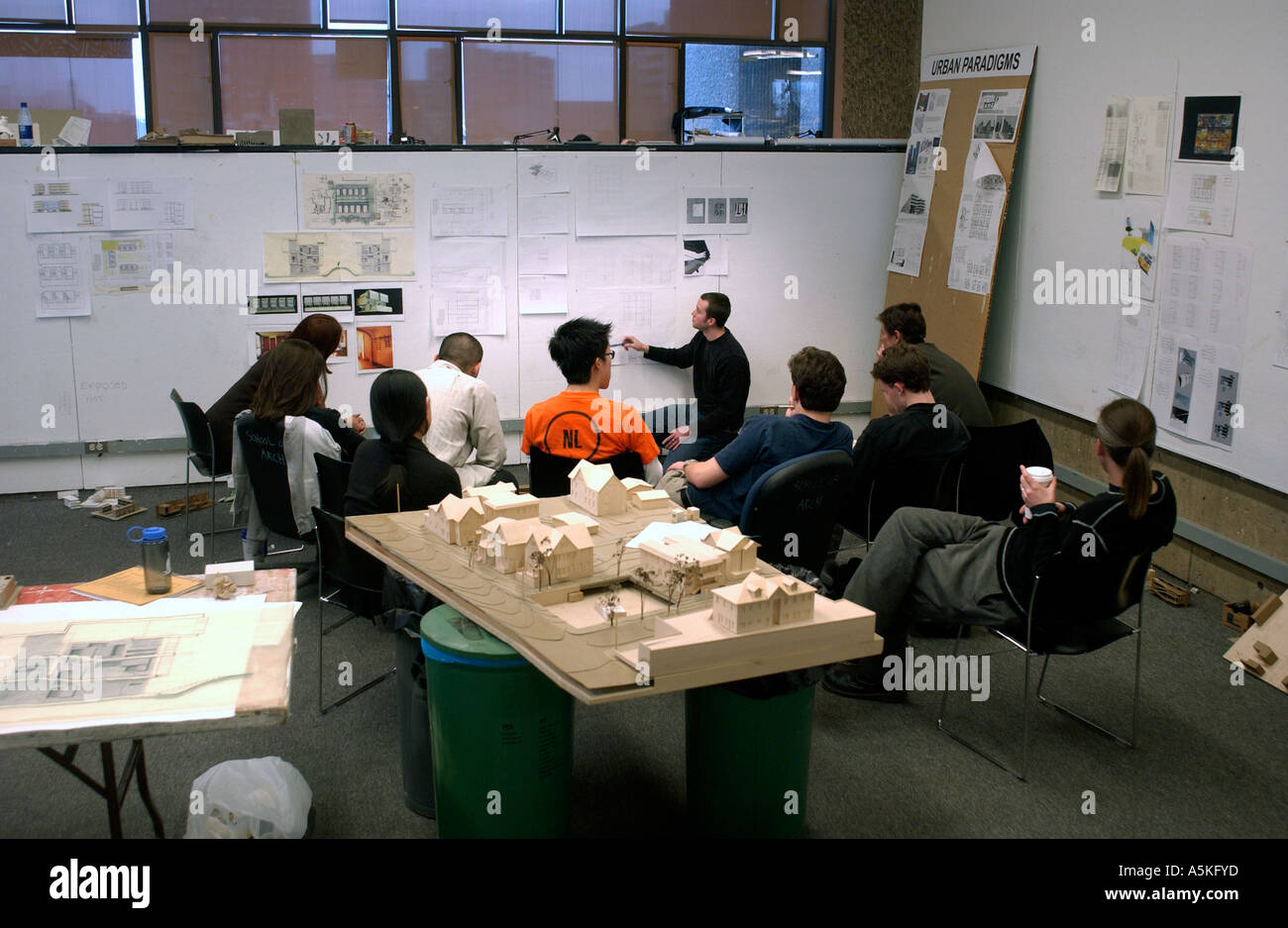 Yale Architecture Students work on Projects Stock Photo - Alamy
