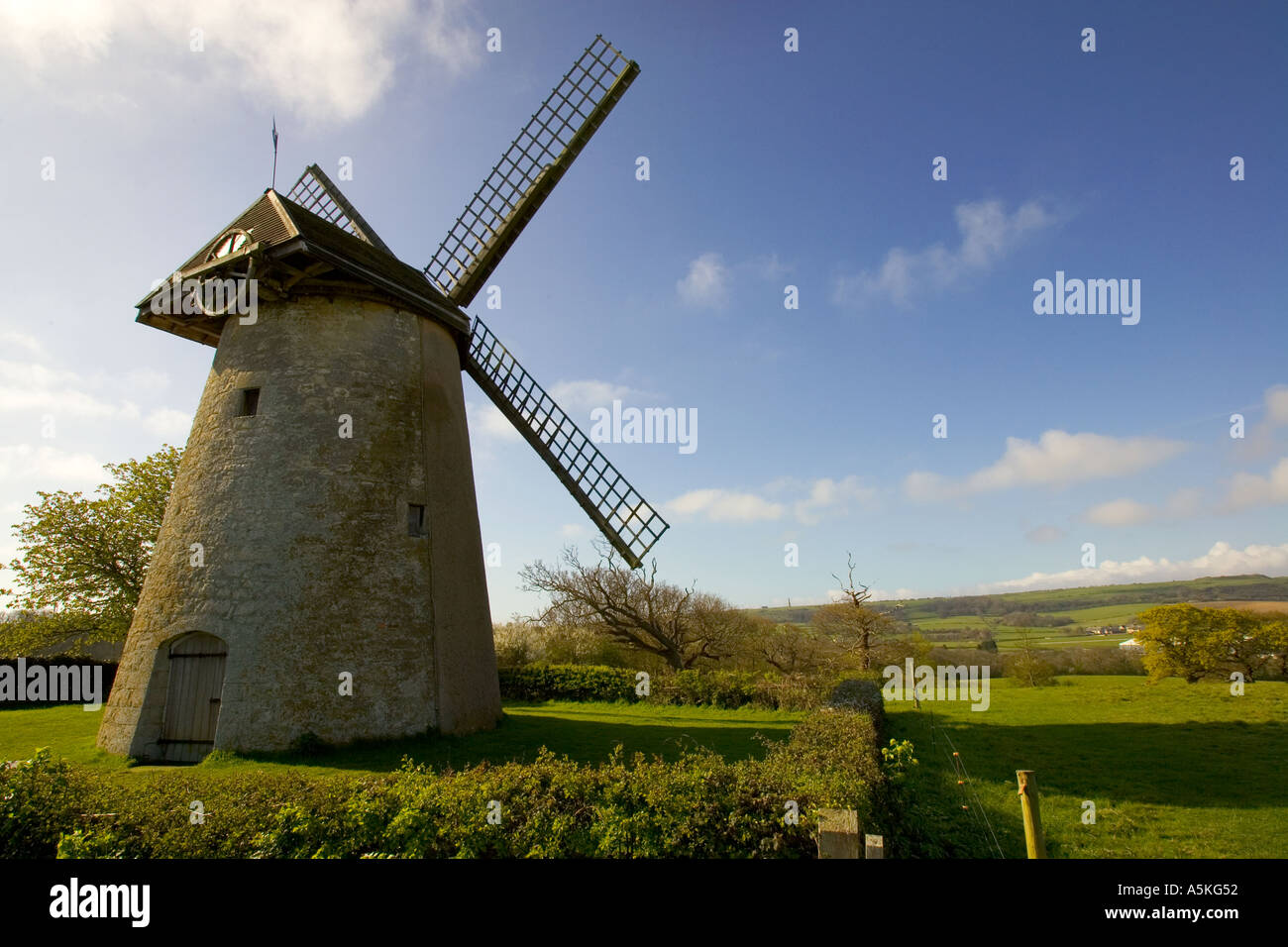 Bembridge Windmill Isle of Wight England UK Stock Photo - Alamy