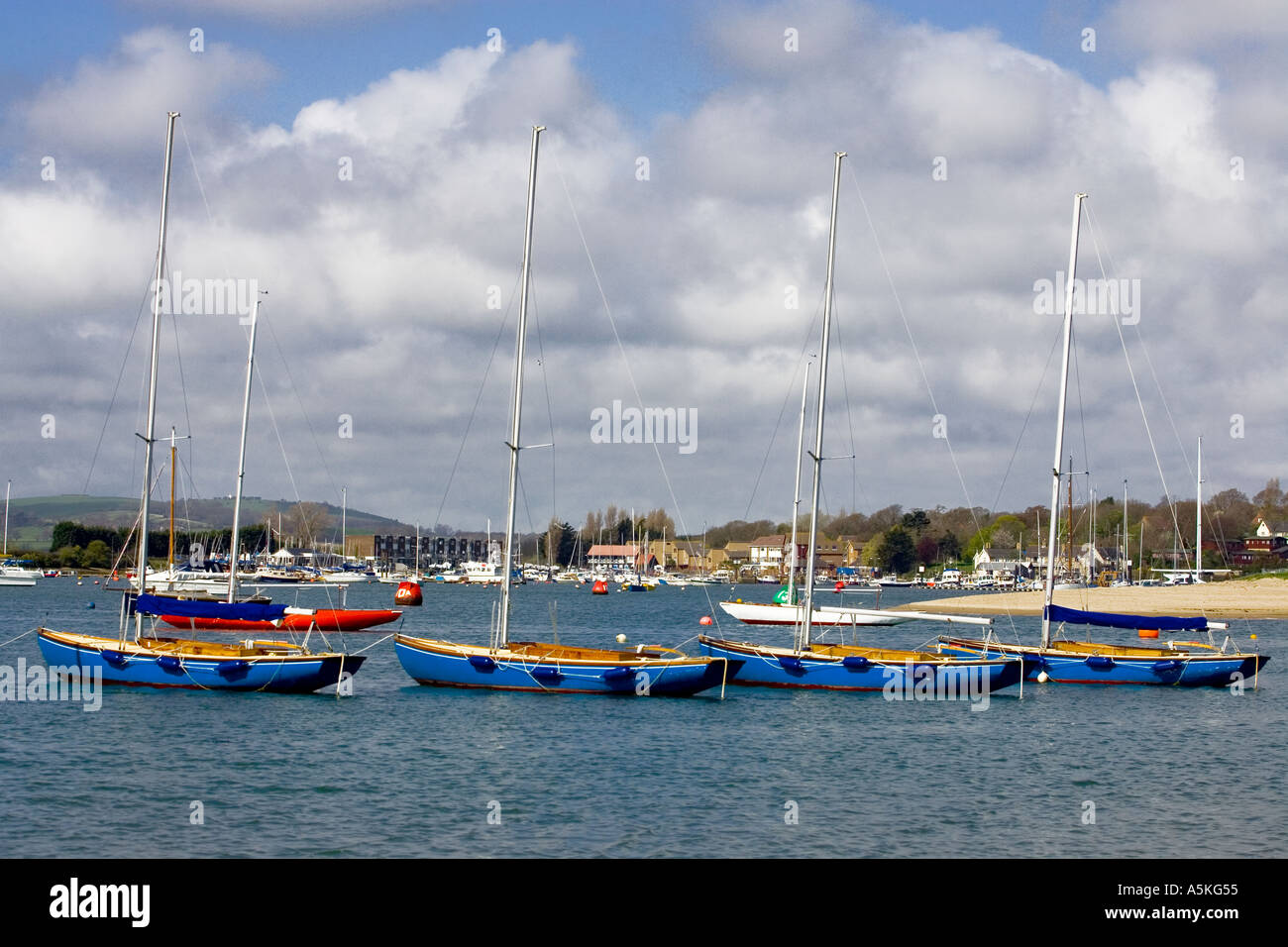 Bembridge Harbour Isle of WIght England UK Stock Photo - Alamy