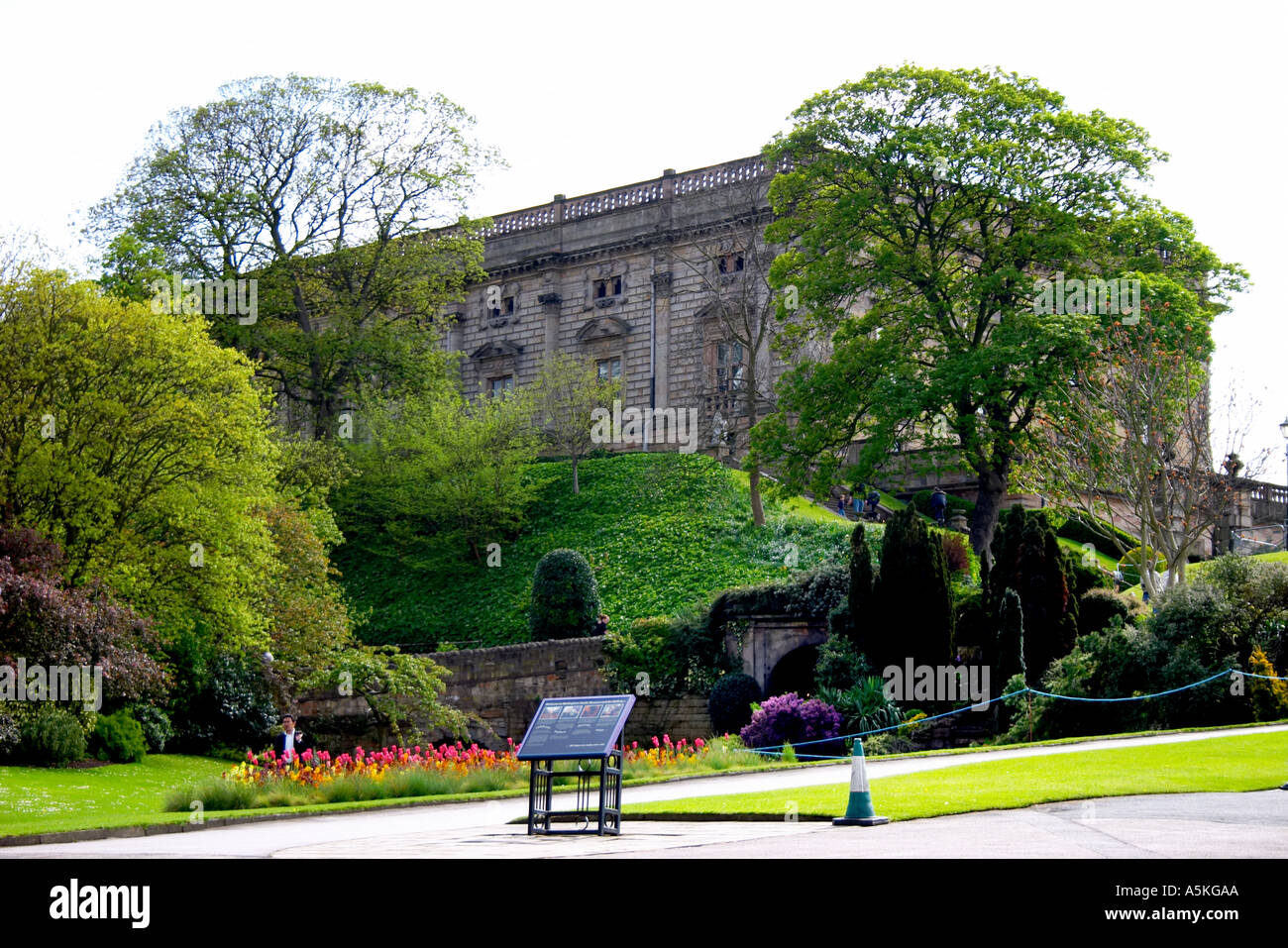 Nottingham Castle Nottingham England United Kingdom Stock Photo - Alamy