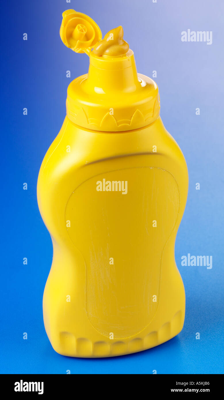PLASTIC MUSTARD BOTTLE Stock Photo - Alamy