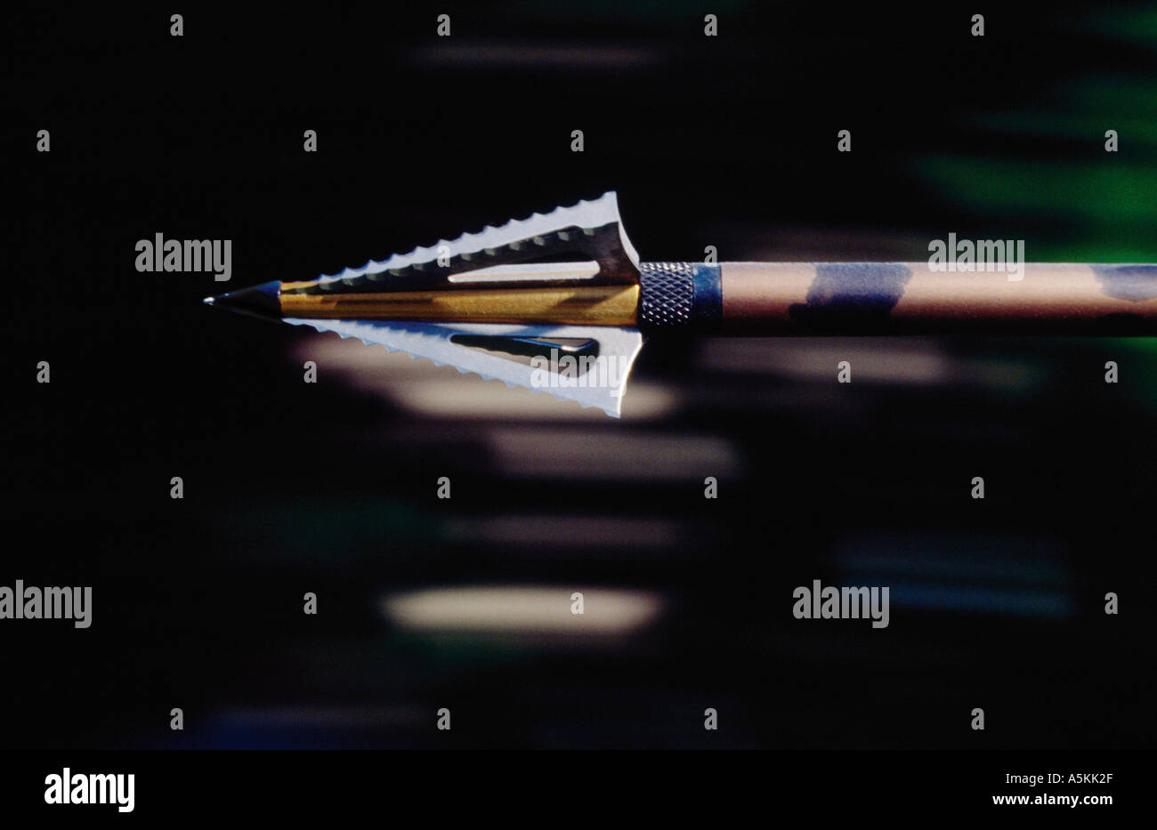 Arrow in flight 1993 Stock Photo - Alamy