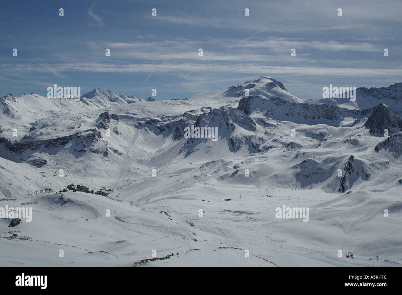 Val Claret Espace Killy Savoie France Stock Photo - Alamy