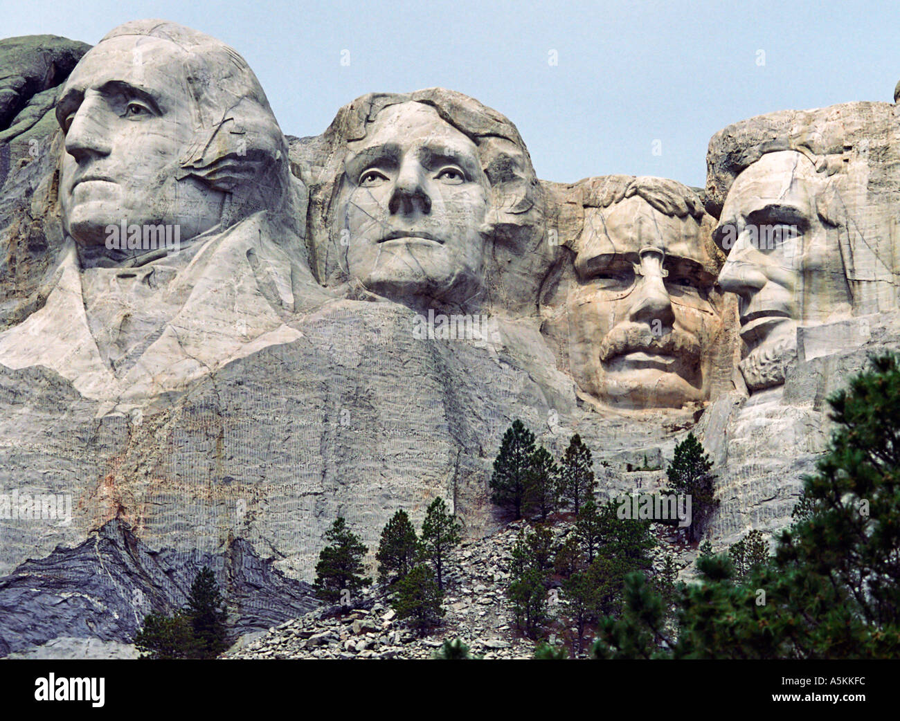Mount Rushmore National Monument located in the Black Hills of South ...
