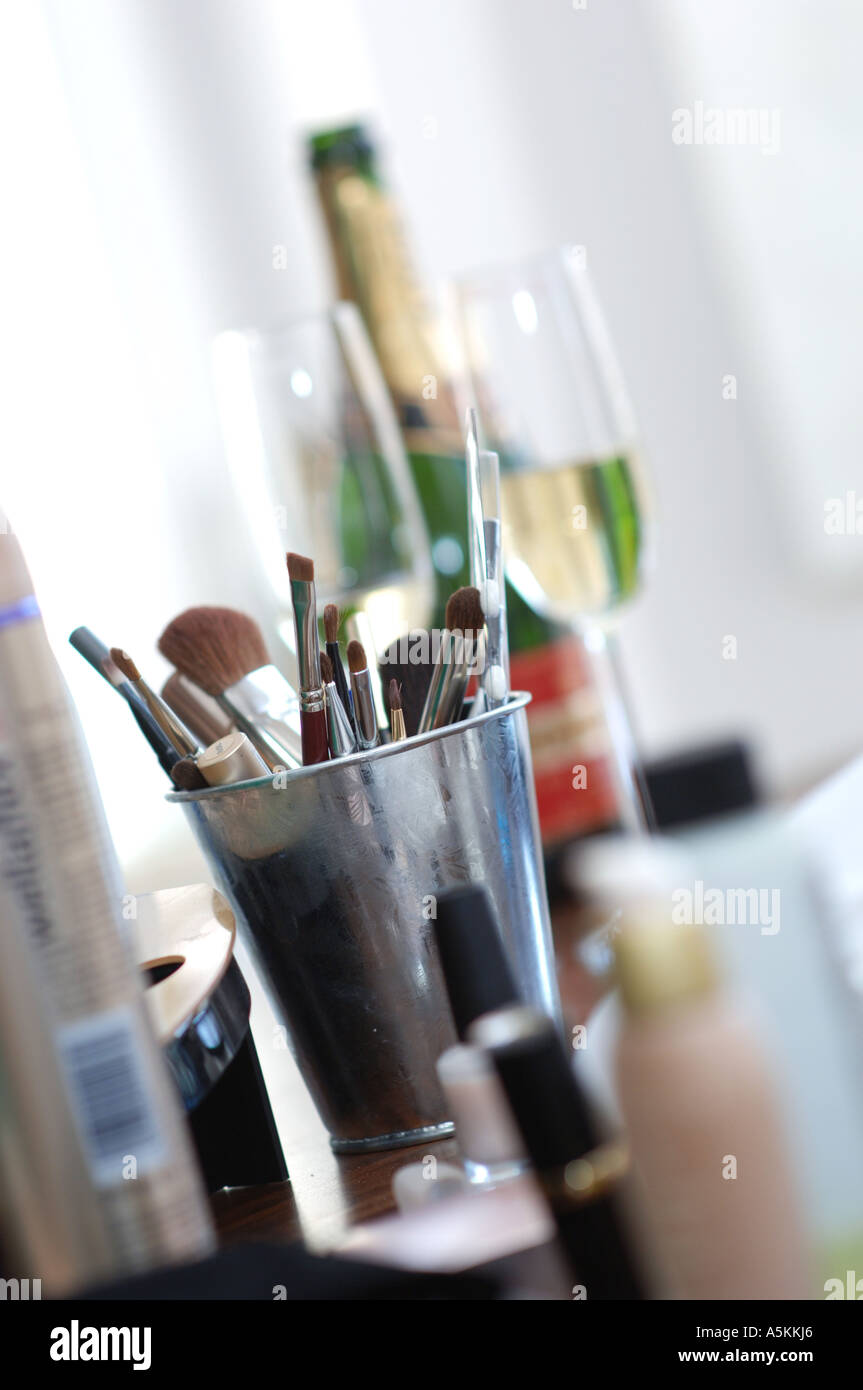 Make up utensils Stock Photo - Alamy