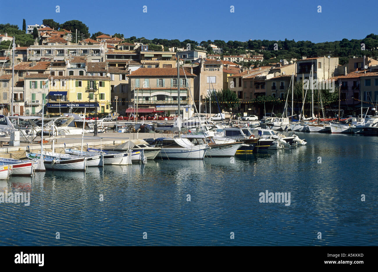 Boats in the harbour of Cassis, Provence, France Stock Photo - Alamy