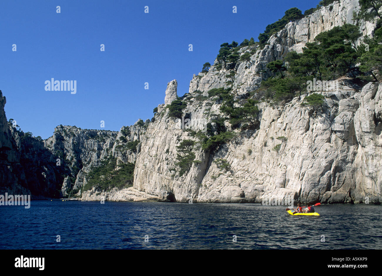 Rocky coast at Calanque d´En-Vau, Provence, France Stock Photo - Alamy