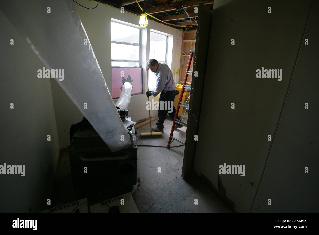 Cleaning up after disaster hi-res stock photography and images - Alamy
