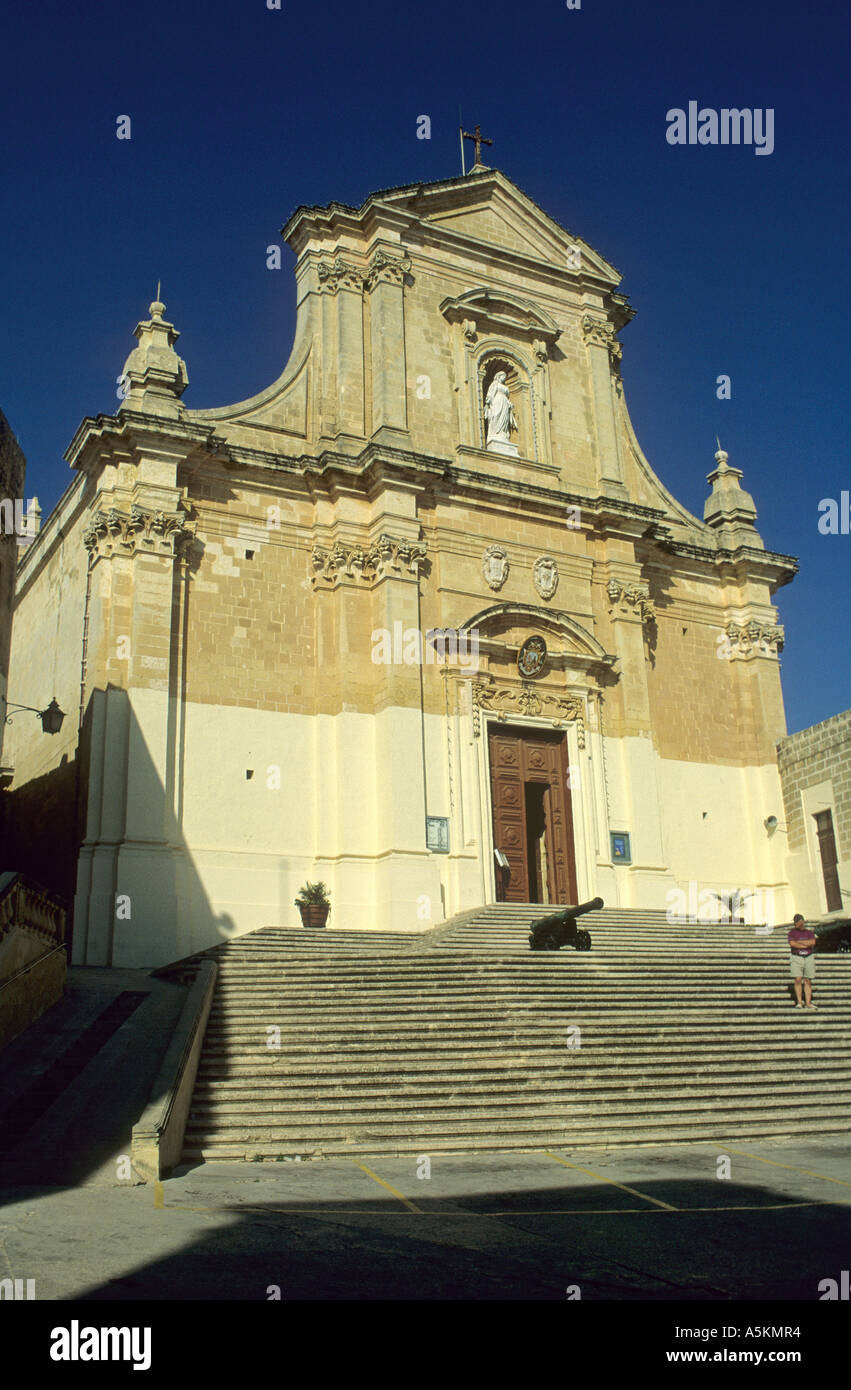 Cathedral of Victoria (Rabat), Gozo island, Malta Stock Photo - Alamy