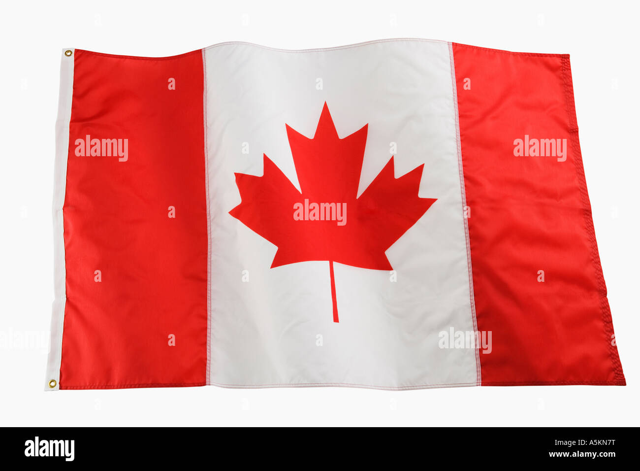 Studio shot of Canadian flag Stock Photo - Alamy