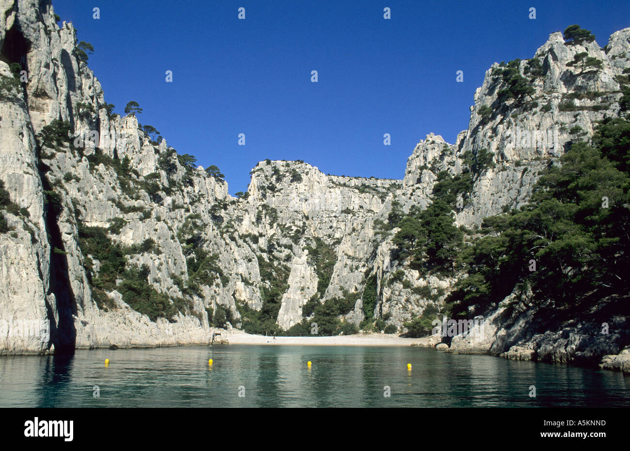 Rocky coast at Calanque d´En-Vau, Provence, France Stock Photo - Alamy