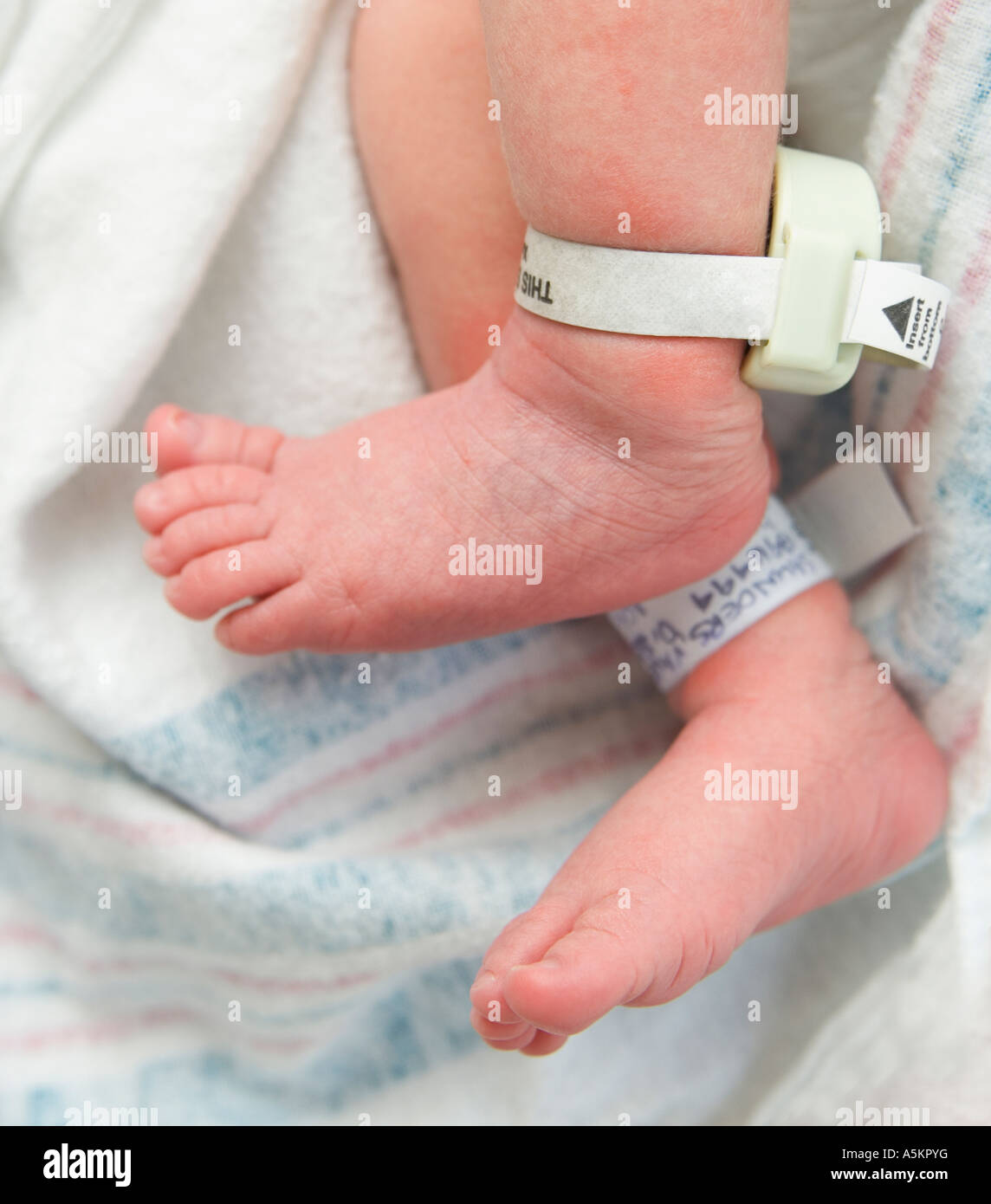 Baby hospital tag hi-res stock photography and images - Alamy