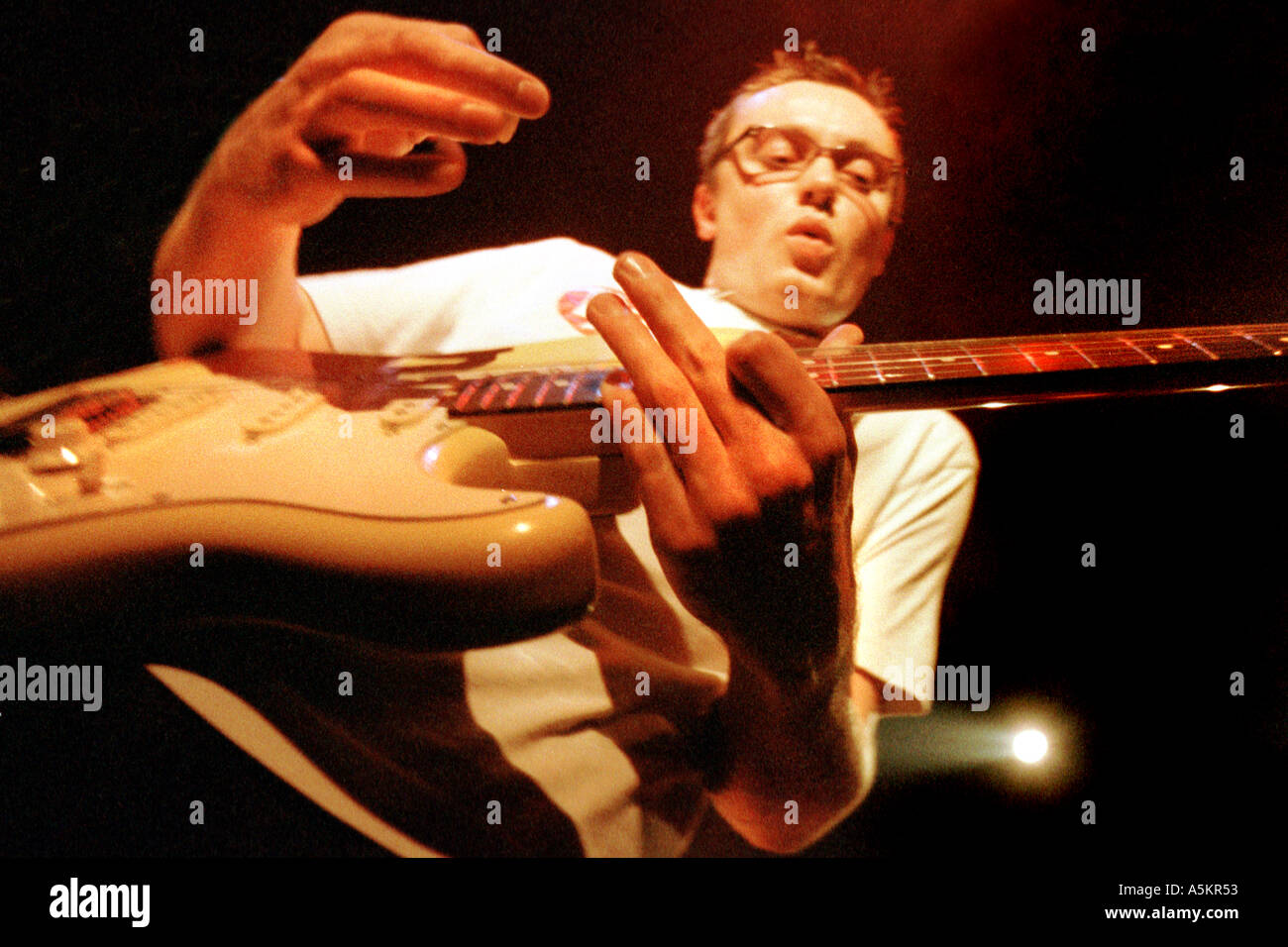 Low angle dynamic photo of Singer Songwriter Guitarist Ian Parker ...
