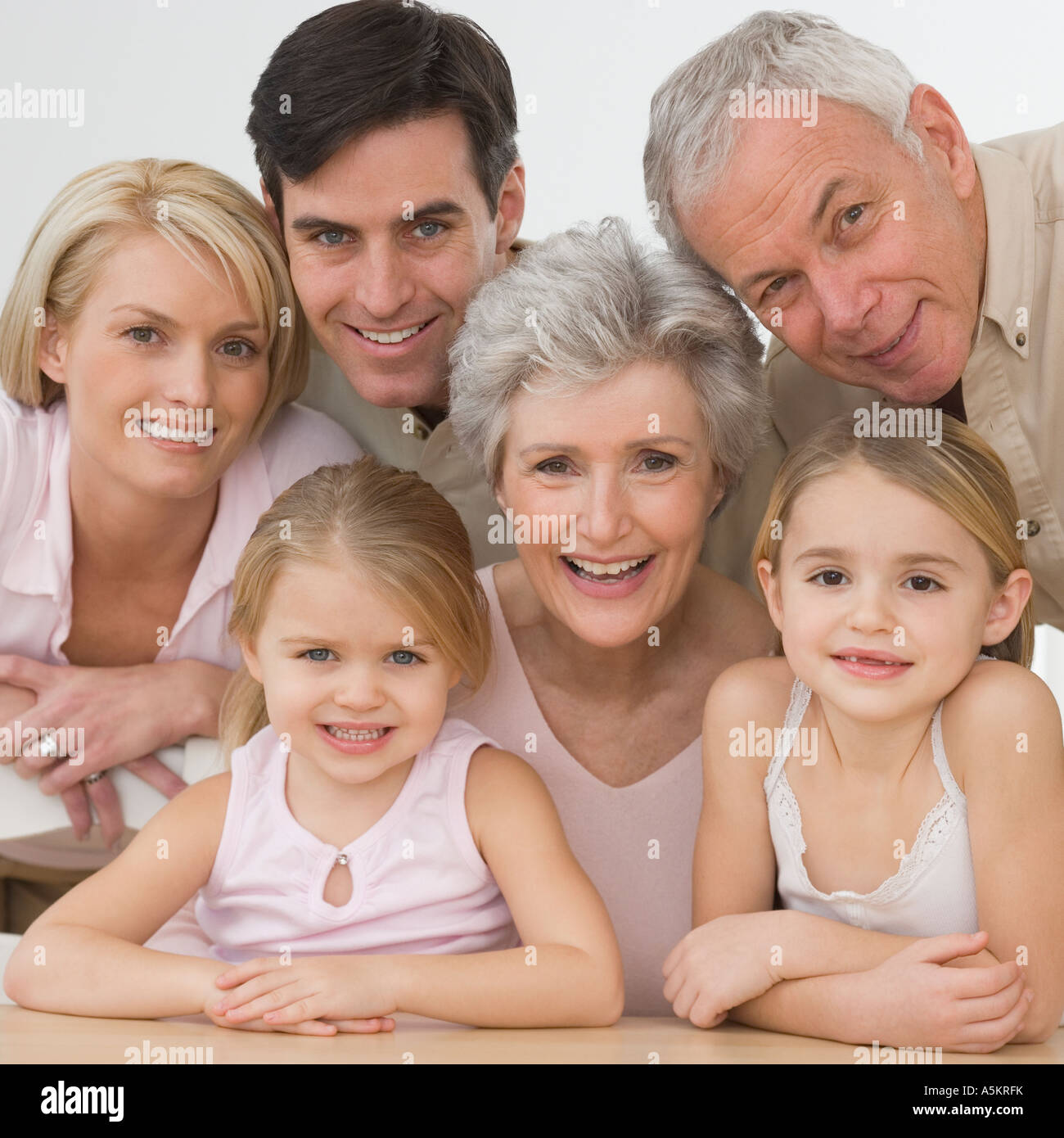 Portrait of multi generational family Stock Photo - Alamy