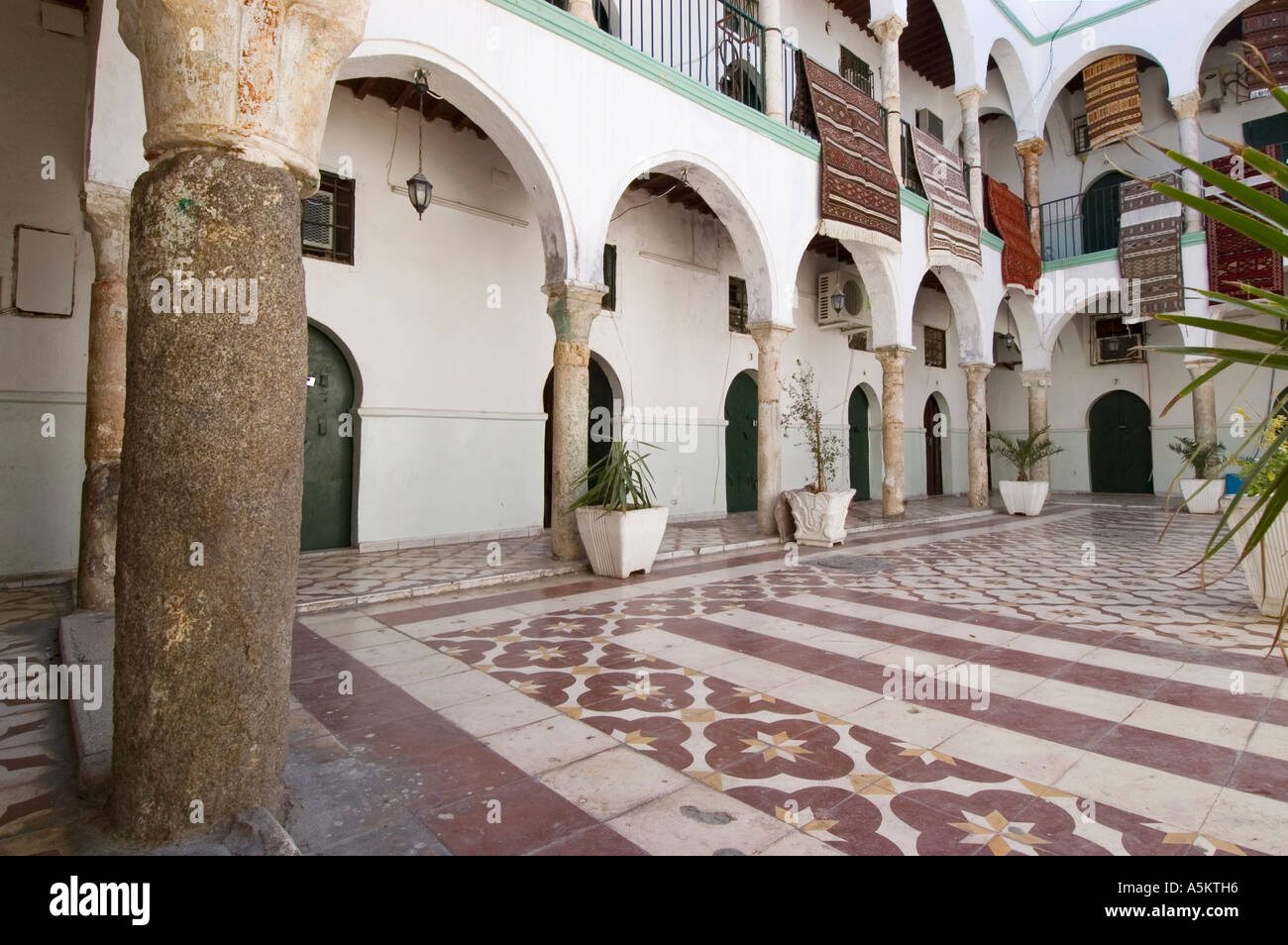 Riad, historic city palace in the historic center of Tripolis, Tripoli ...