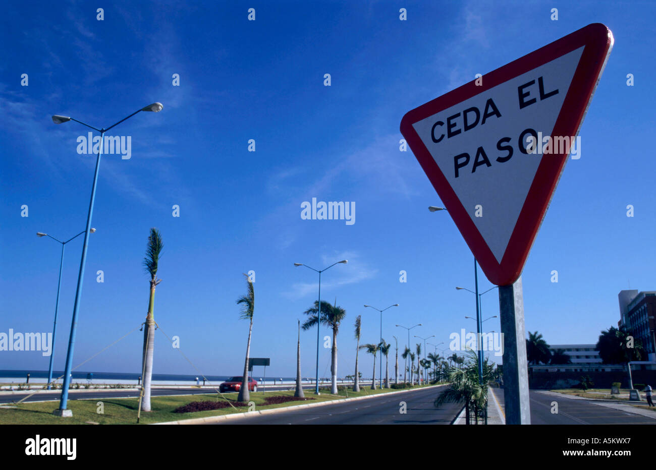 Caribbean road sign hi-res stock photography and images - Alamy