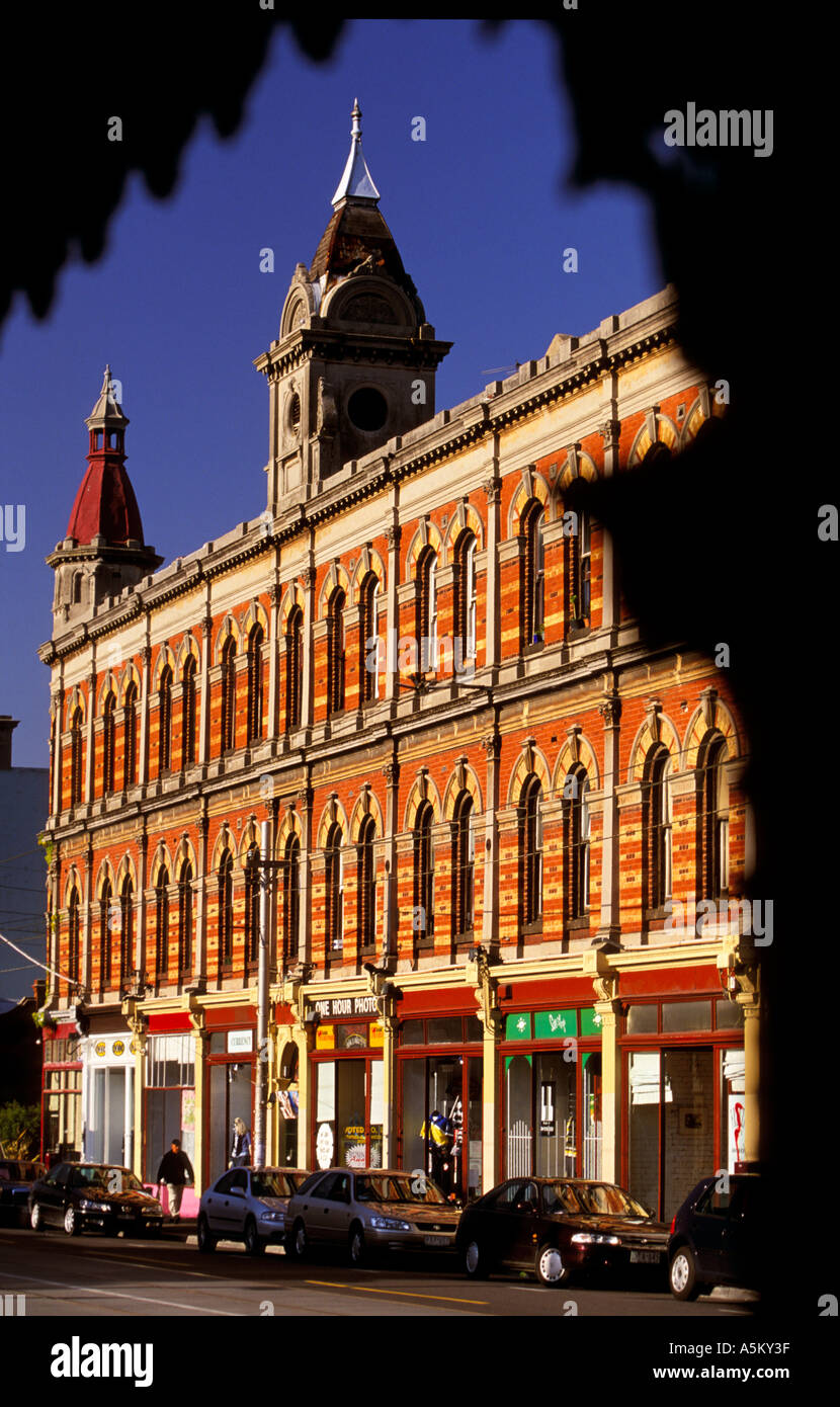 Brunswick Street Fitzroy is noted for itsbohemian atmosphere colourful ...