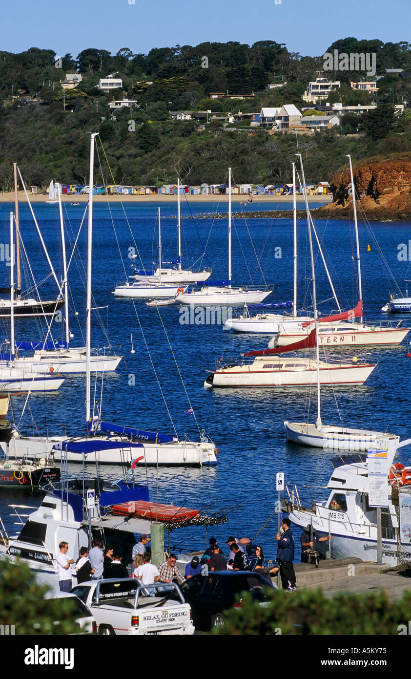 Harbour, Mornington, Mornington Peninsula, Port Phillip Bay, S Victoria ...